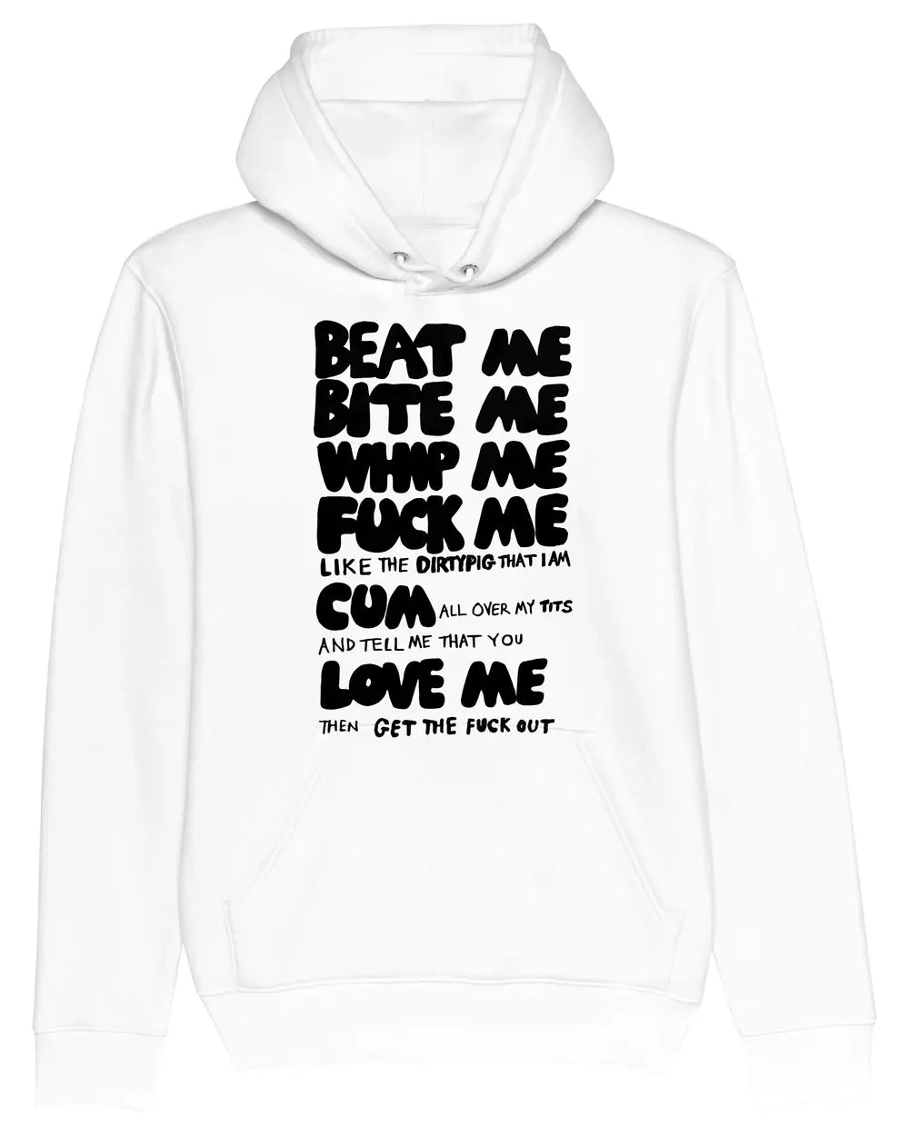 Classic Punk Hoodie - As Worn By Adam Ant - Beat Me Bite Me
