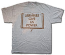 Libraries Give Us Power T shirt inspired by Manic Street Preachers ...