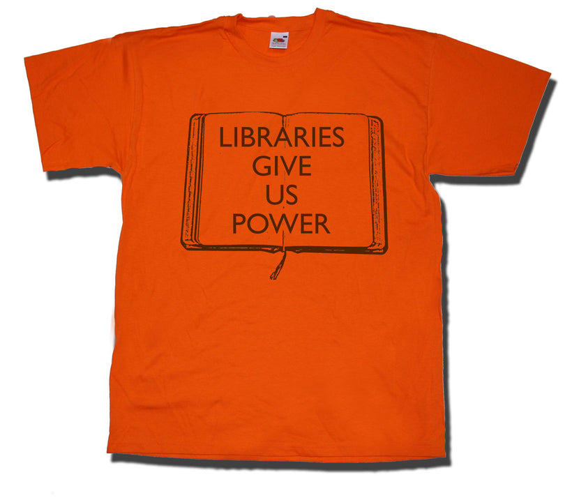 Libraries Give Us Power T shirt inspired by Manic Street Preachers ...