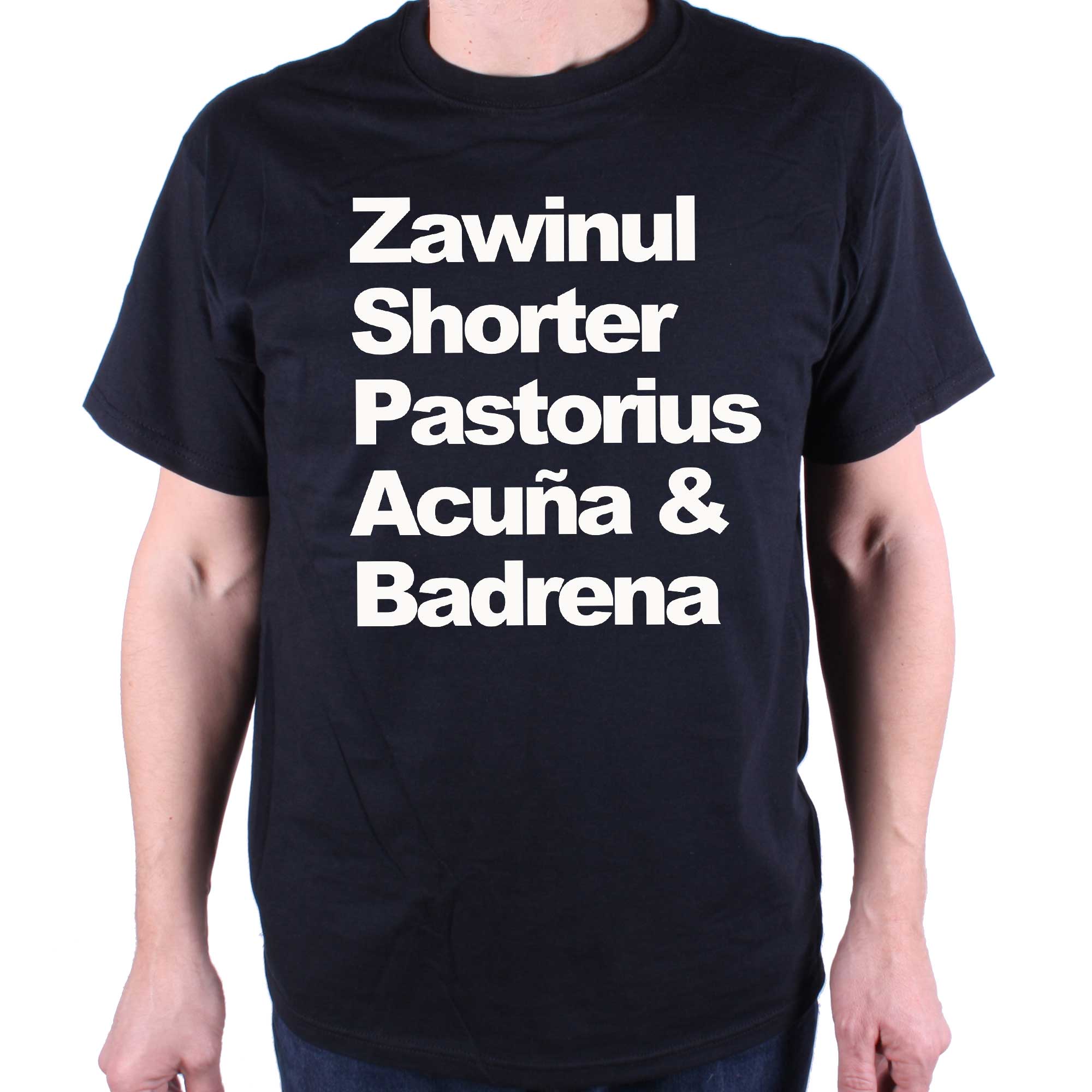 A Tribute to Weather Report T Shirt - Heavy Weather Names | Jazz T Shirts