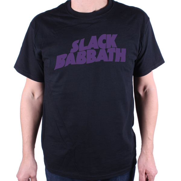 Slack Babbath T Shirt | Classic Rock T Shirts from Old Skool Hooligans