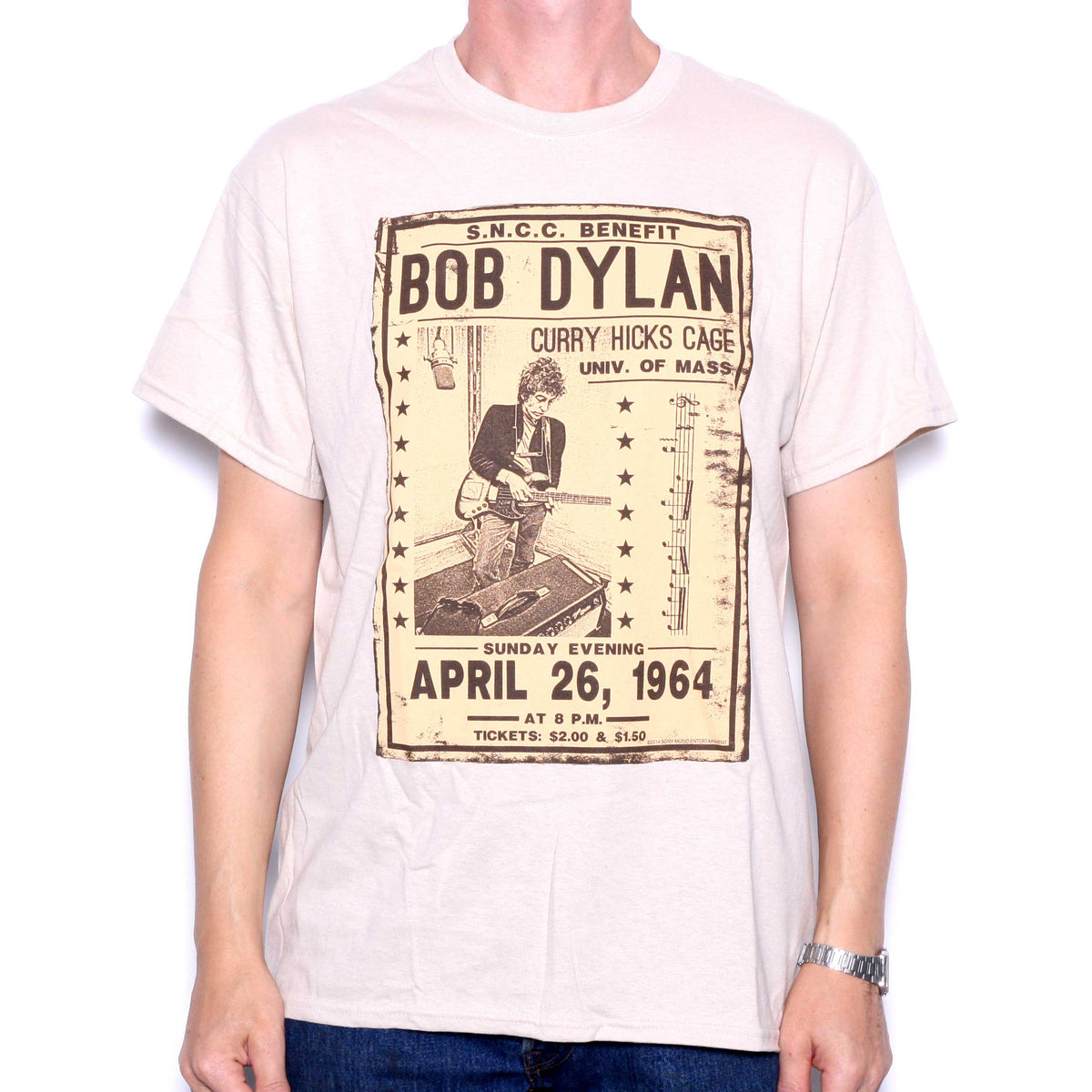 Bob Dylan T Shirt - April 26th, 1964 SNCC Benefit Poster | Dylan T ...
