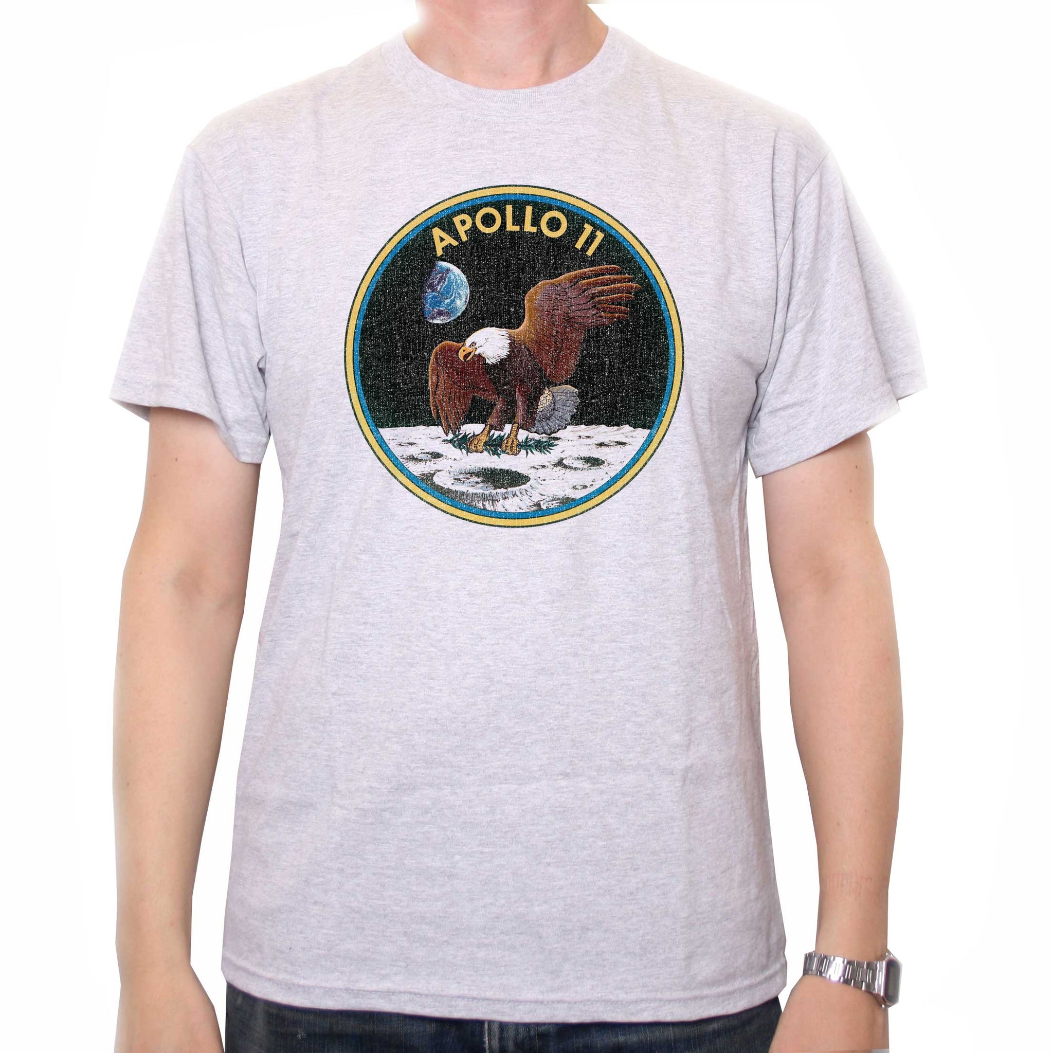 Apollo 11 Mission Retro Patch Nasa T Shirt | Space T Shirts from Old ...