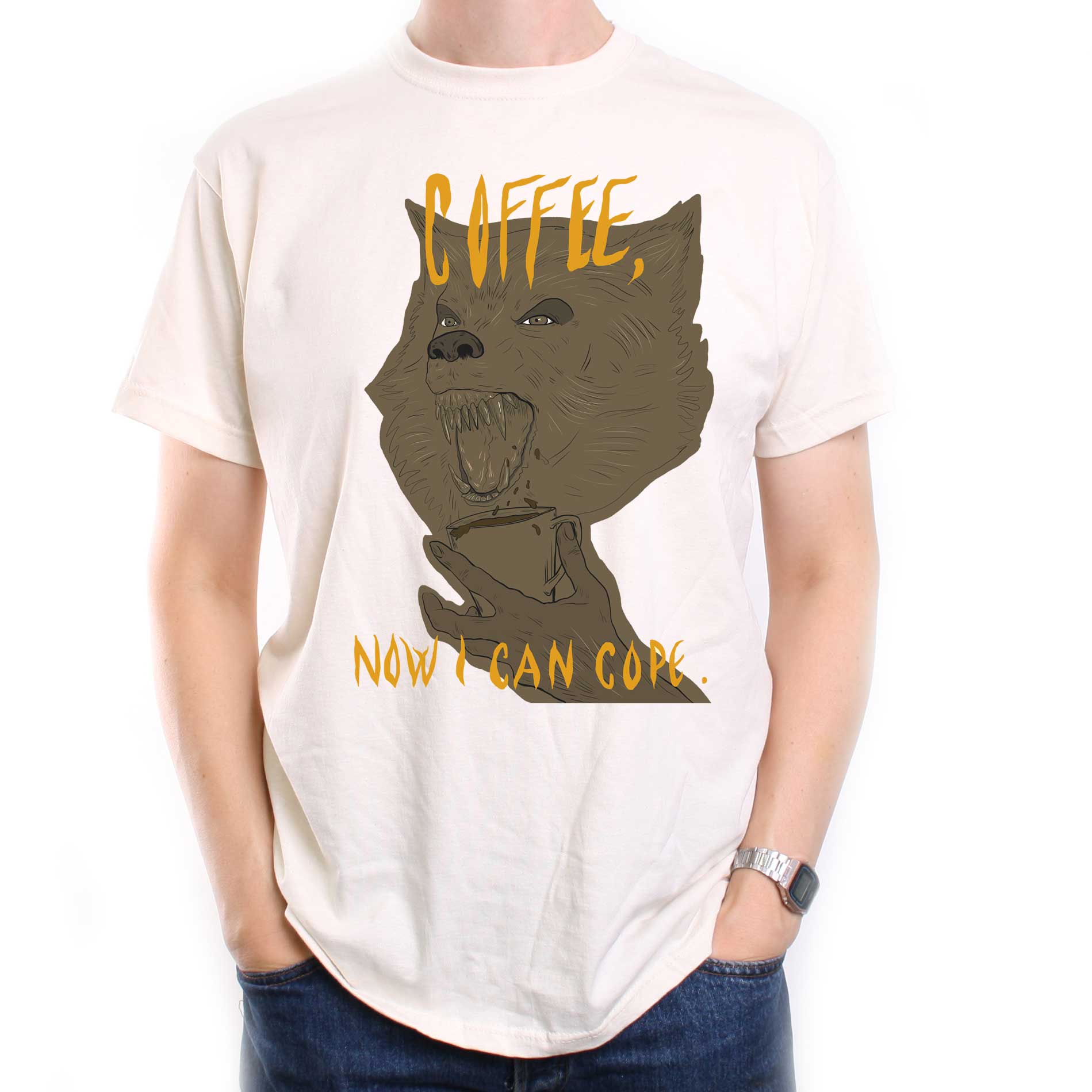 Coffee T Shirt - Coffee, Now I Can Cope