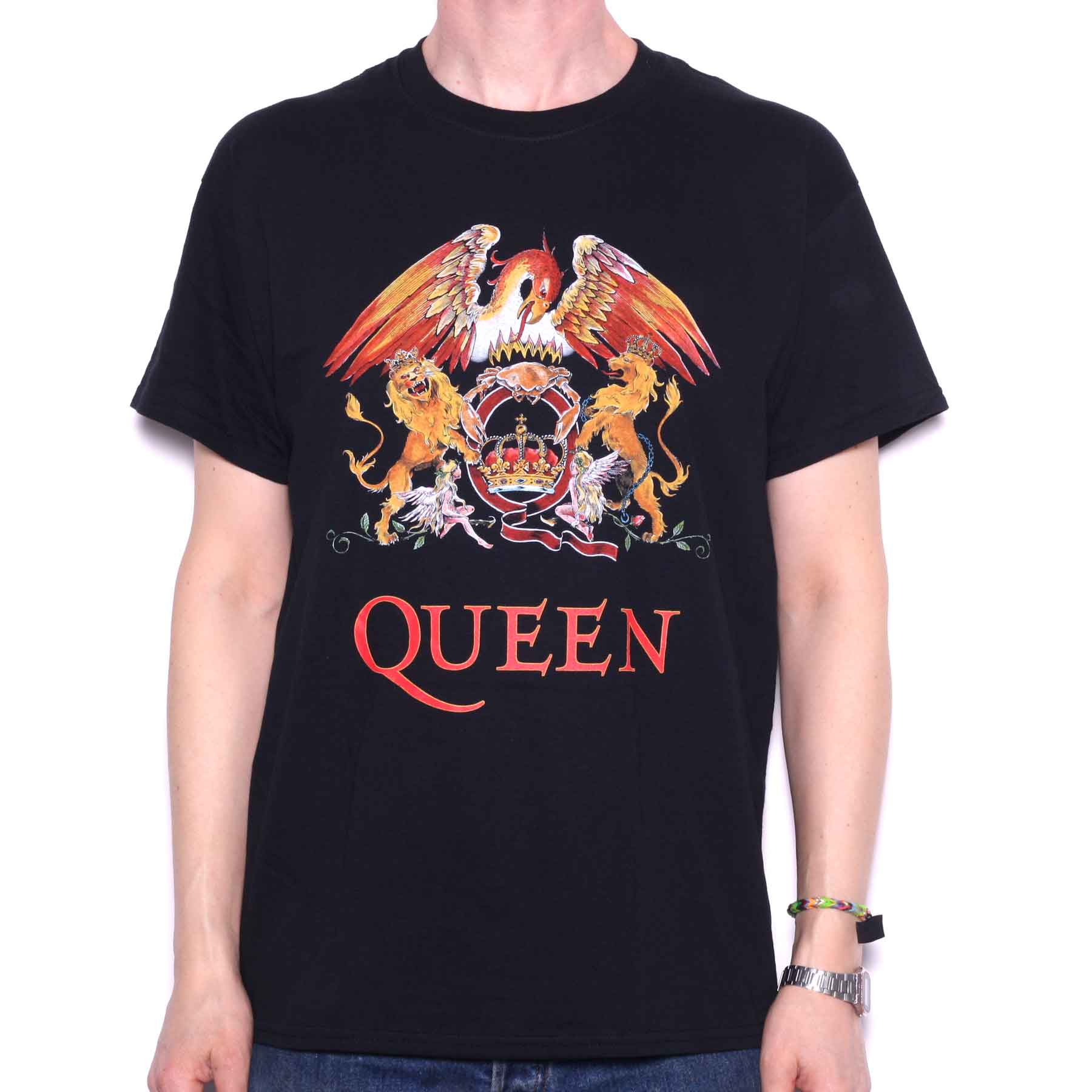 Queen T Shirt - Classic Crest 100% Official | Queen T shirts from Old ...