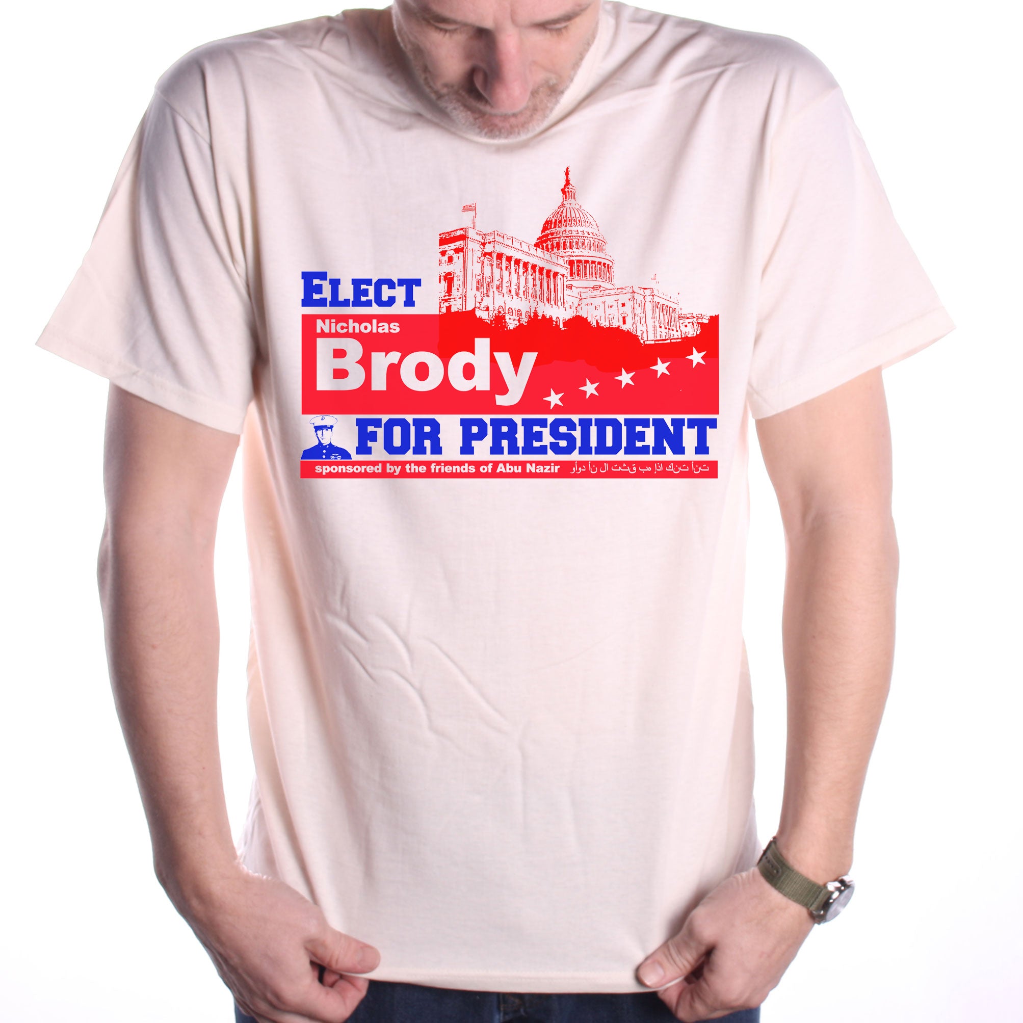 Nicholas Brody for President T shirt inspired by Homeland