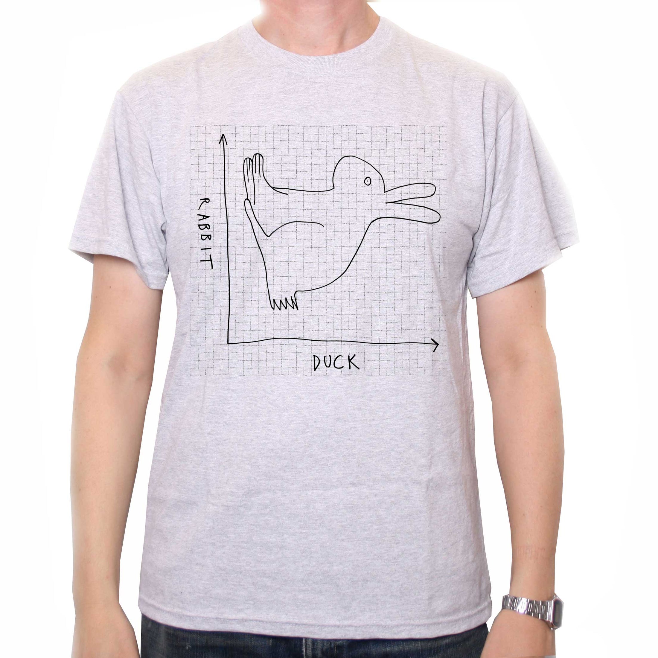 Rabbit Duck Graph T shirt - An Old Skool Hooligans Comedy Optical ...