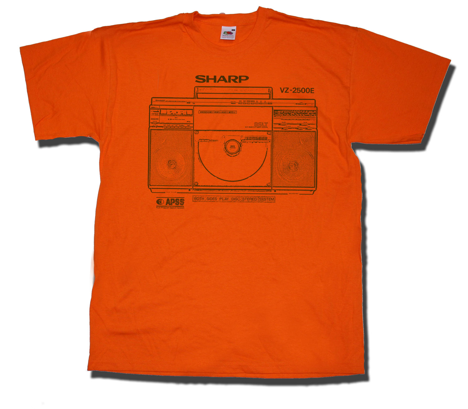 Sharp VZ2500 Retro Ghetto Blaster T shirt - Retro vintage audio T ...