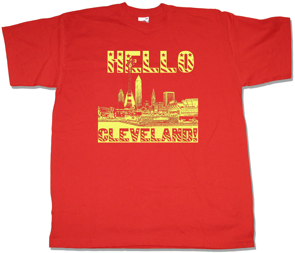 Hello Cleveland T shirt inspired by Spinal Tap | Cult Rock T shirts ...