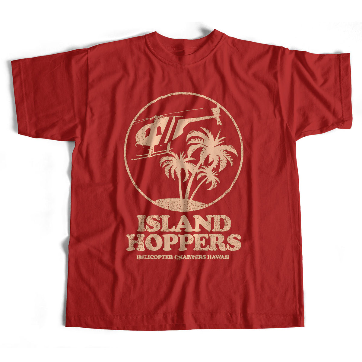 Inspired by Magnum PI T shirt - Island Hoppers An Old Skool Hooligans