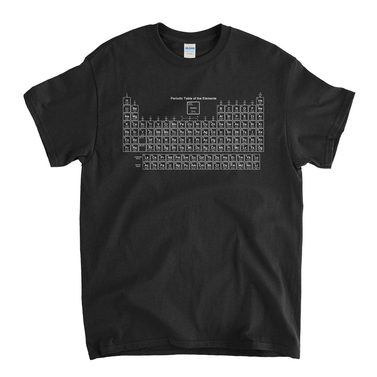Periodic Table T Shirt - An Old Skool Hooligans Chemistry Classic