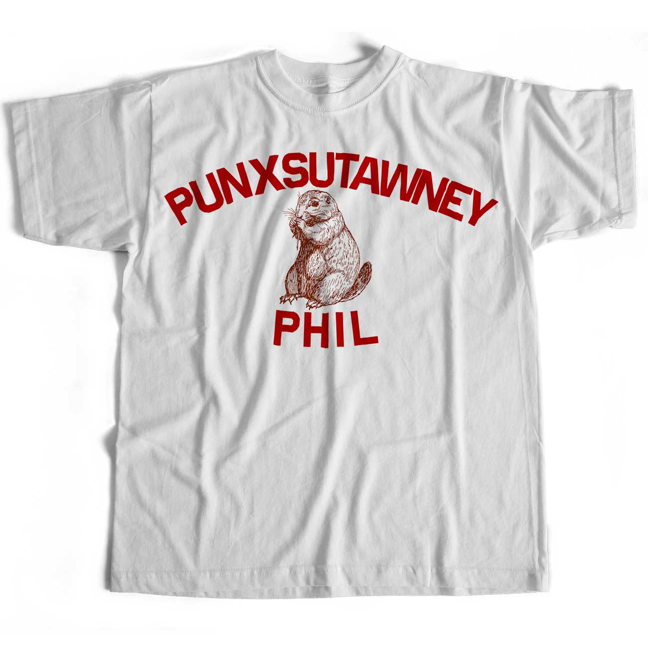 Inspired by Groundhog Day T Shirt - Punxsutawney Phil An Old Skool Hoo